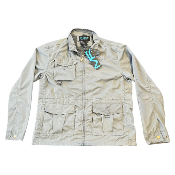 Mack Russo | Jackets & Coats | Nwt Mack Russo Grey Utility Jacket Mens ...